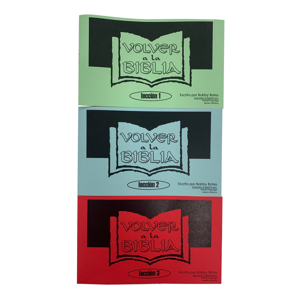 SPANISH: Back to the Bible Workbook by Bobby Bates | WVBS Store