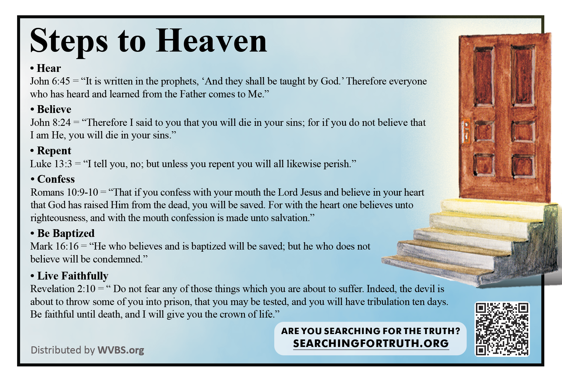 Teaching Card: God’s Spiritual House “The Church” | WVBS Store