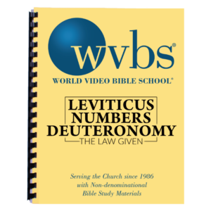 Leviticus, Numbers, Deuteronomy Electronic Version of Notebook | WVBS Store