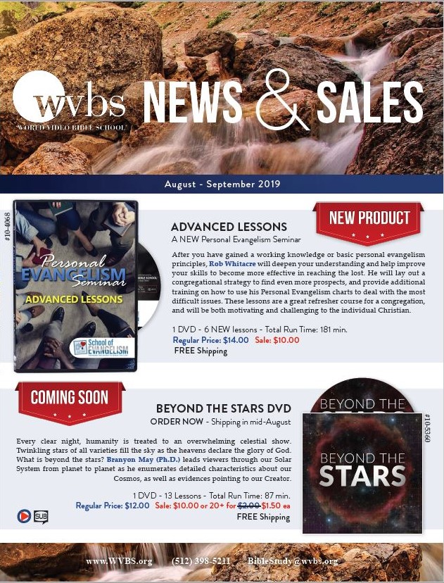 Newsletter | WVBS Store