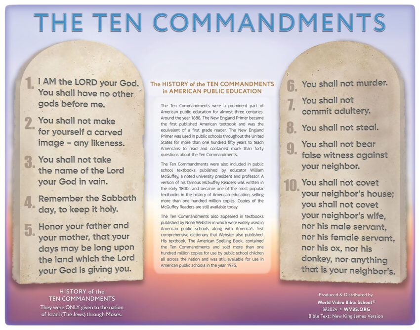 Ten Commandments | WVBS Store
