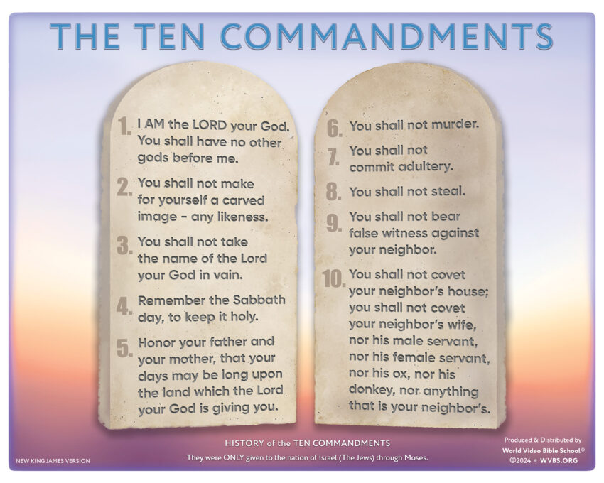 Ten Commandments | WVBS Store