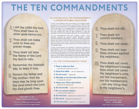 Ten Commandments | WVBS Store