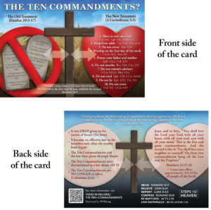 Teaching Card: The Ten Commandments? | WVBS Store