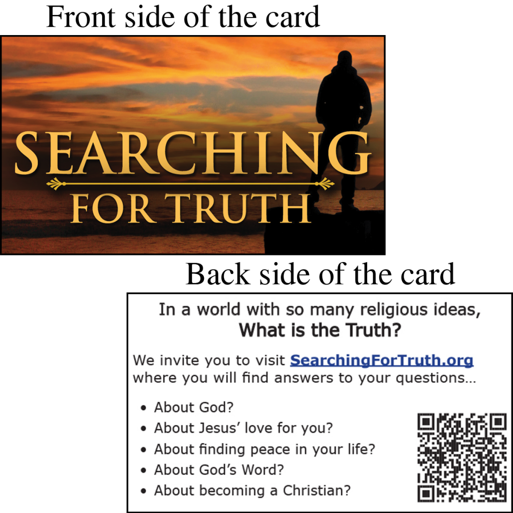 Searching for Truth Invitation Card (250 Ct) | WVBS Store